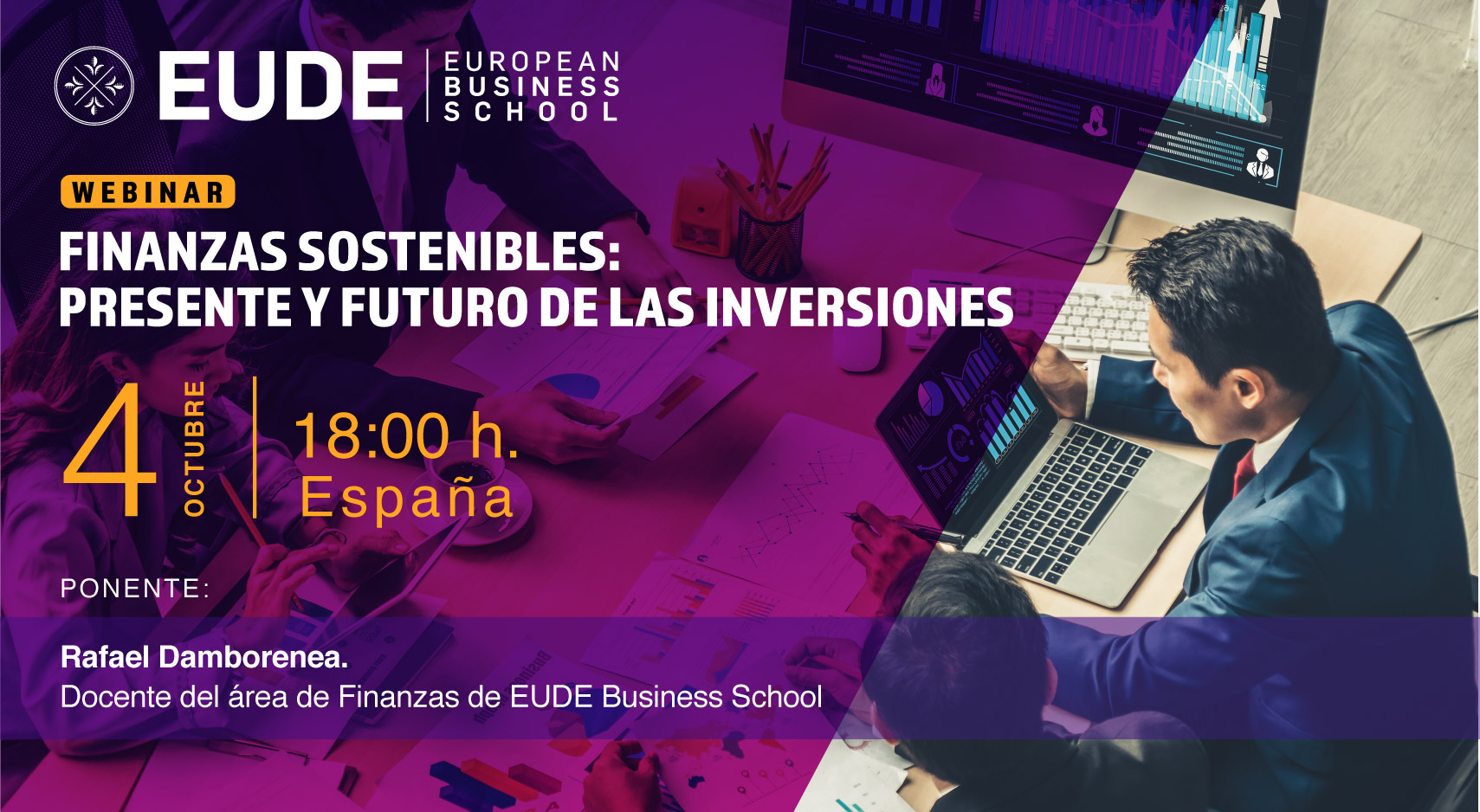 WEBINAR | Finanzas sostenibles: presente y futuro de las inversiones