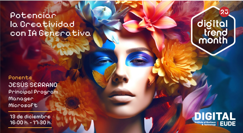 "Potenciar la Creatividad con IA Generativa" con Microsoft | EUDE Digital
